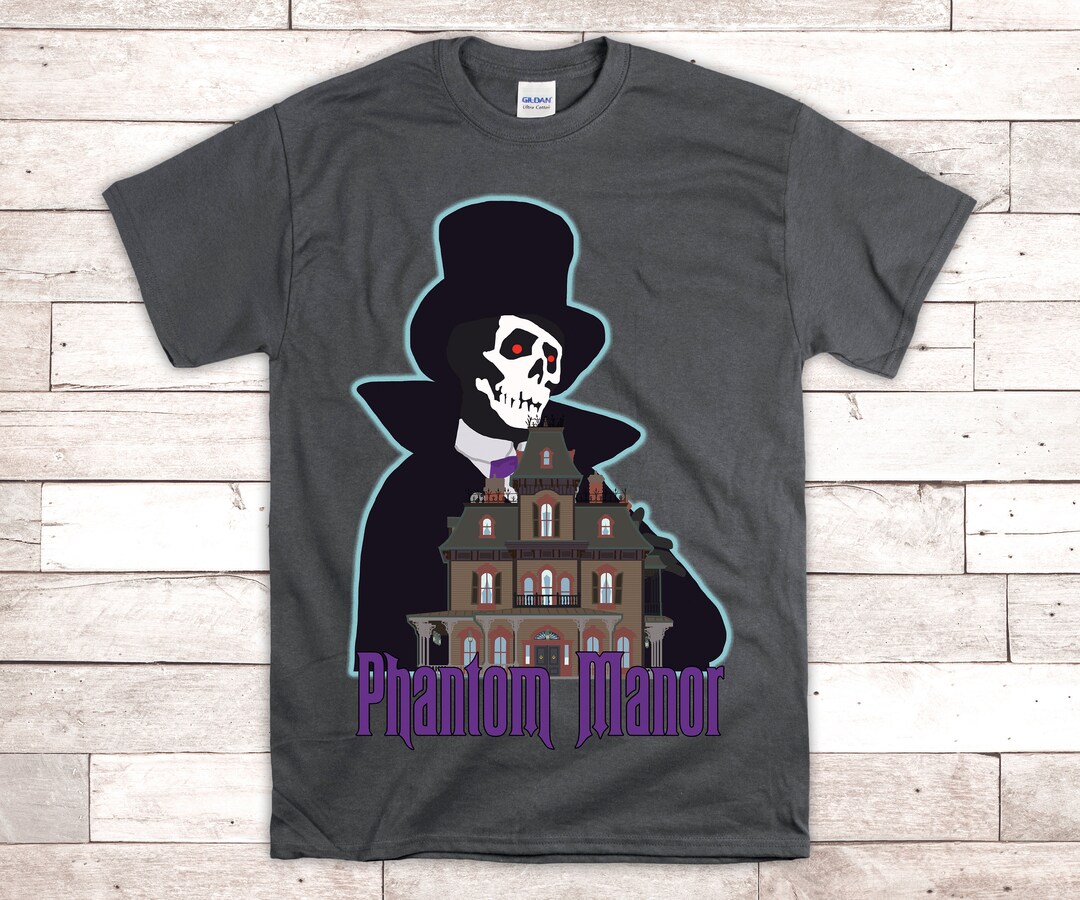 Phantom Manor T-shirt: Disneyland Paris Haunted Mansion Tee - Etsy