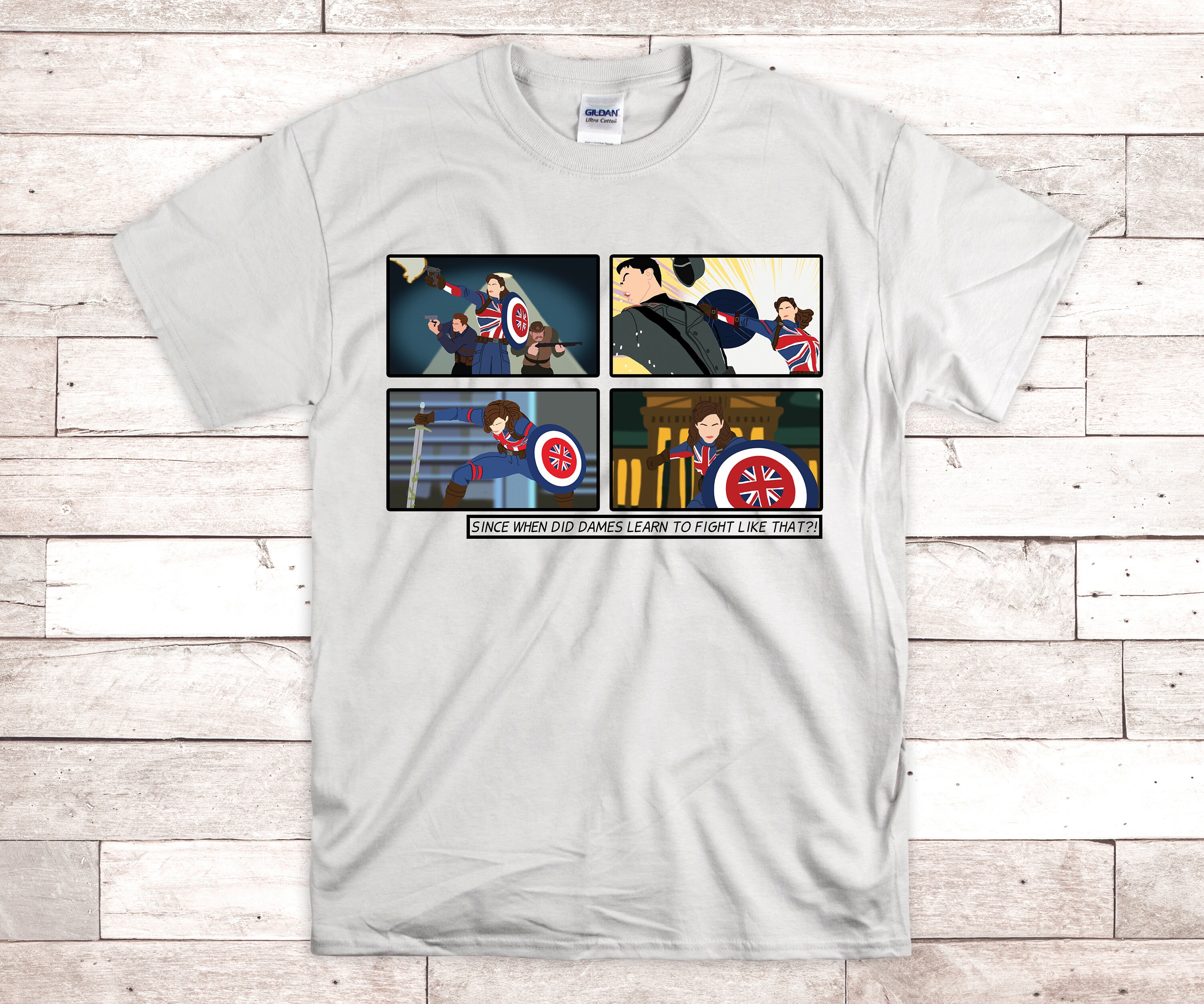 Captain Carter Marvel What If T-shirt - Etsy UK