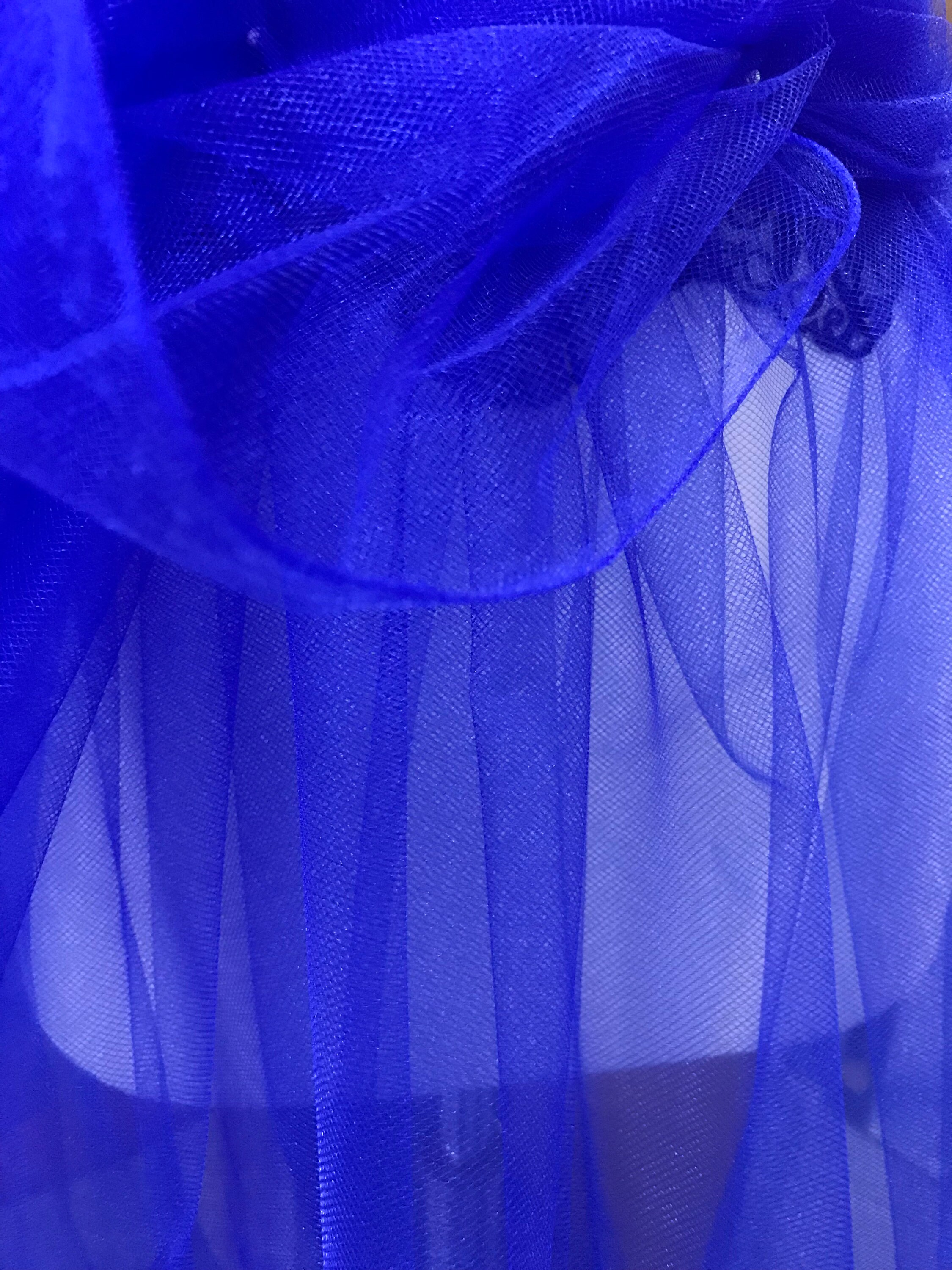 Bright Blue Tulle High Quality 1.5 M Wide Lingerie Net Tulle - Etsy