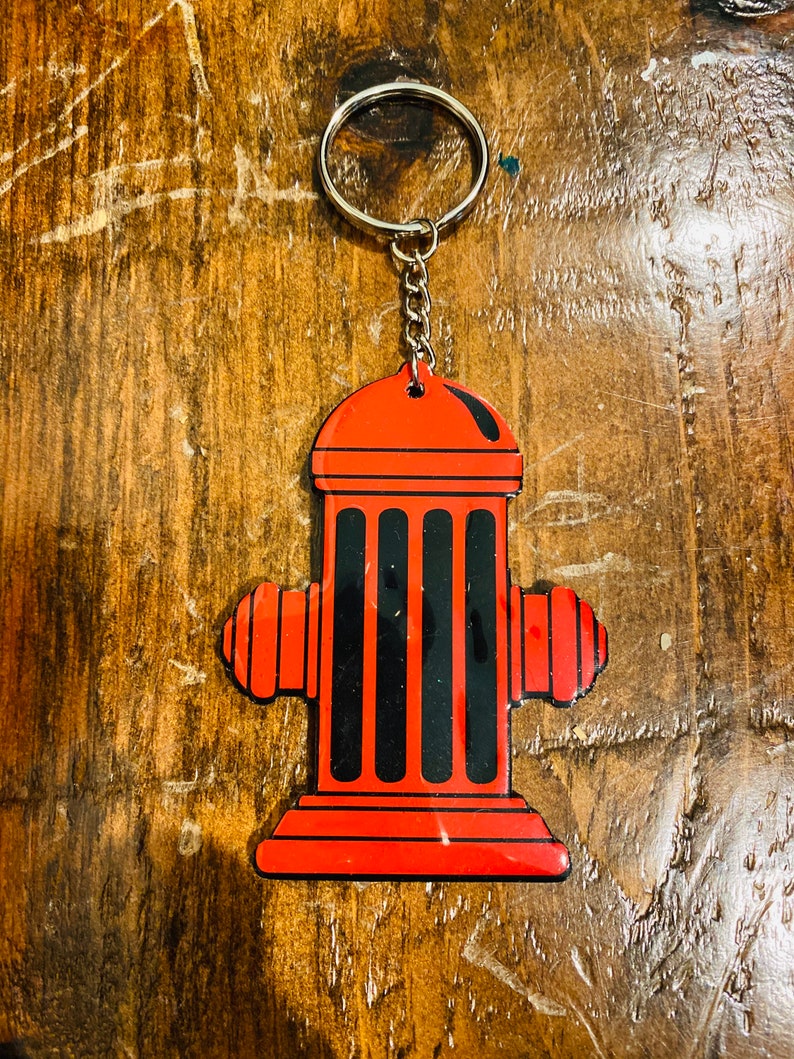 Fire Hydrant Keychain - Etsy
