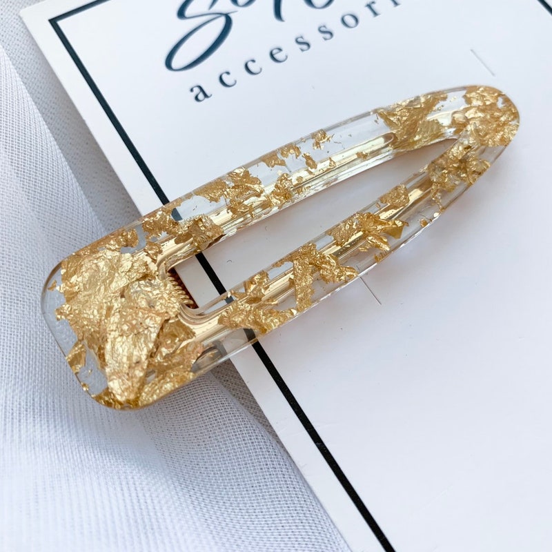 Gold Hair Clip - Etsy