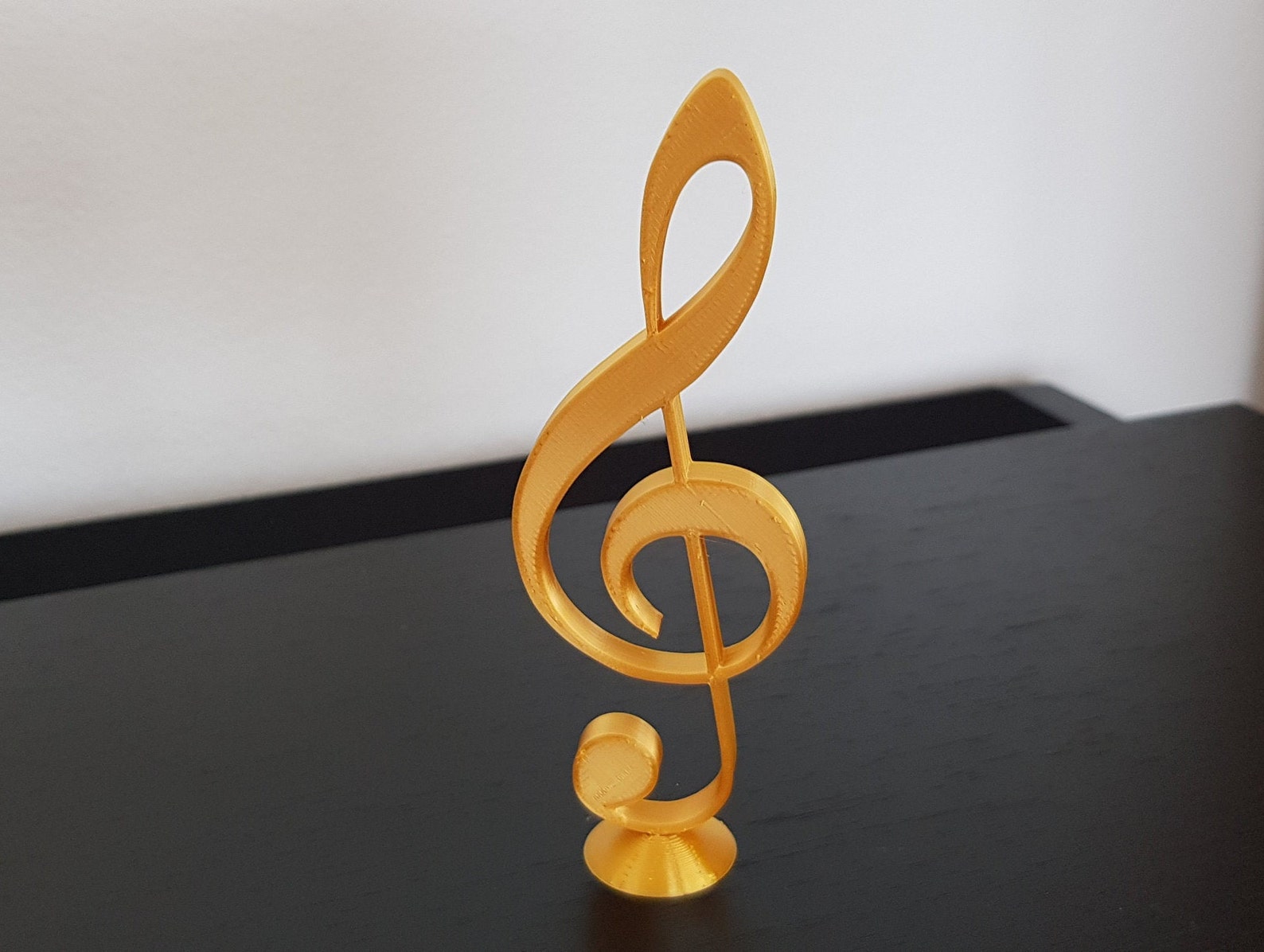 3D Printed Treble Clef Toy,house Decor, Piano Decor, Desk Decor - Etsy