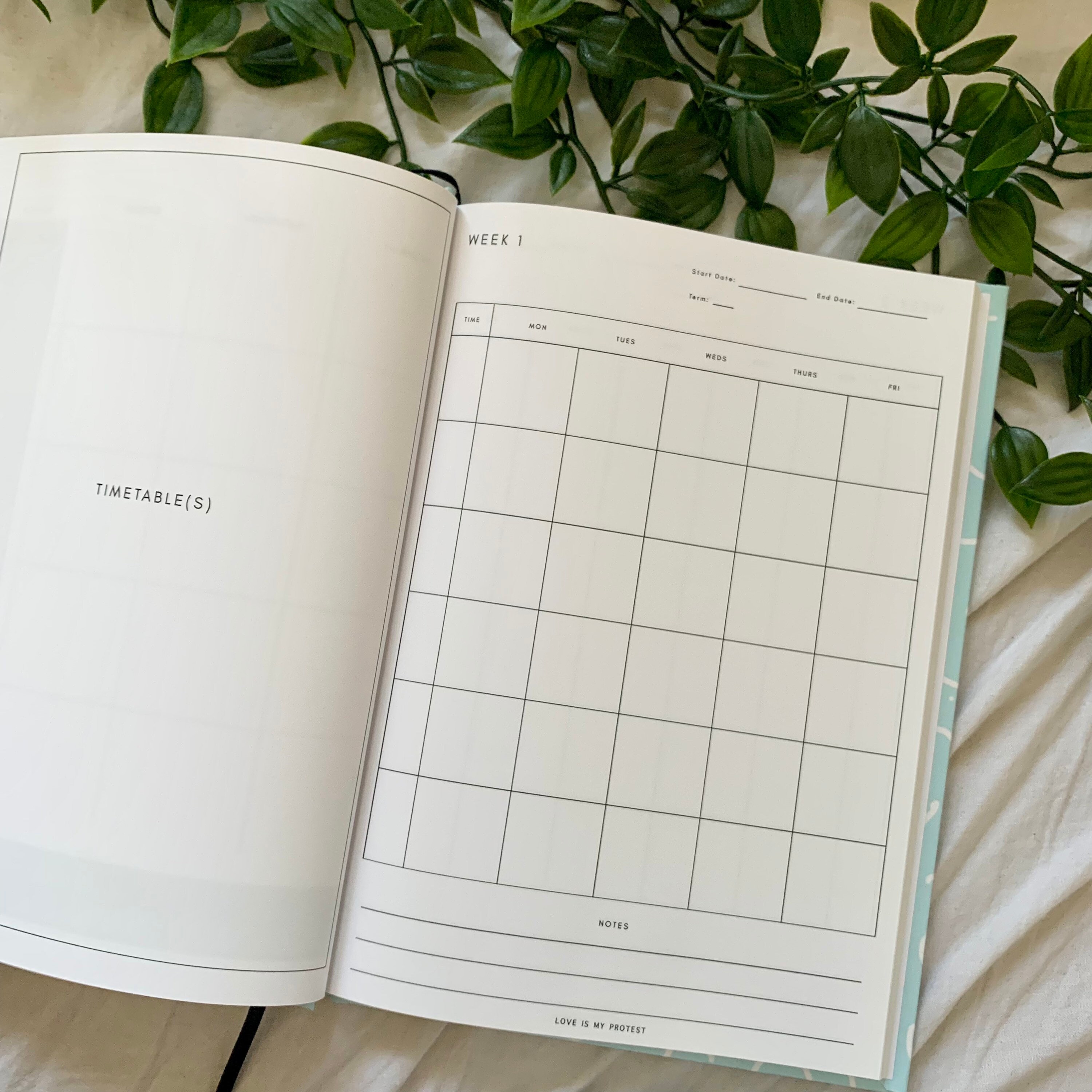 Student Planner Academic Diary Sustainable Study Planner - Etsy UK