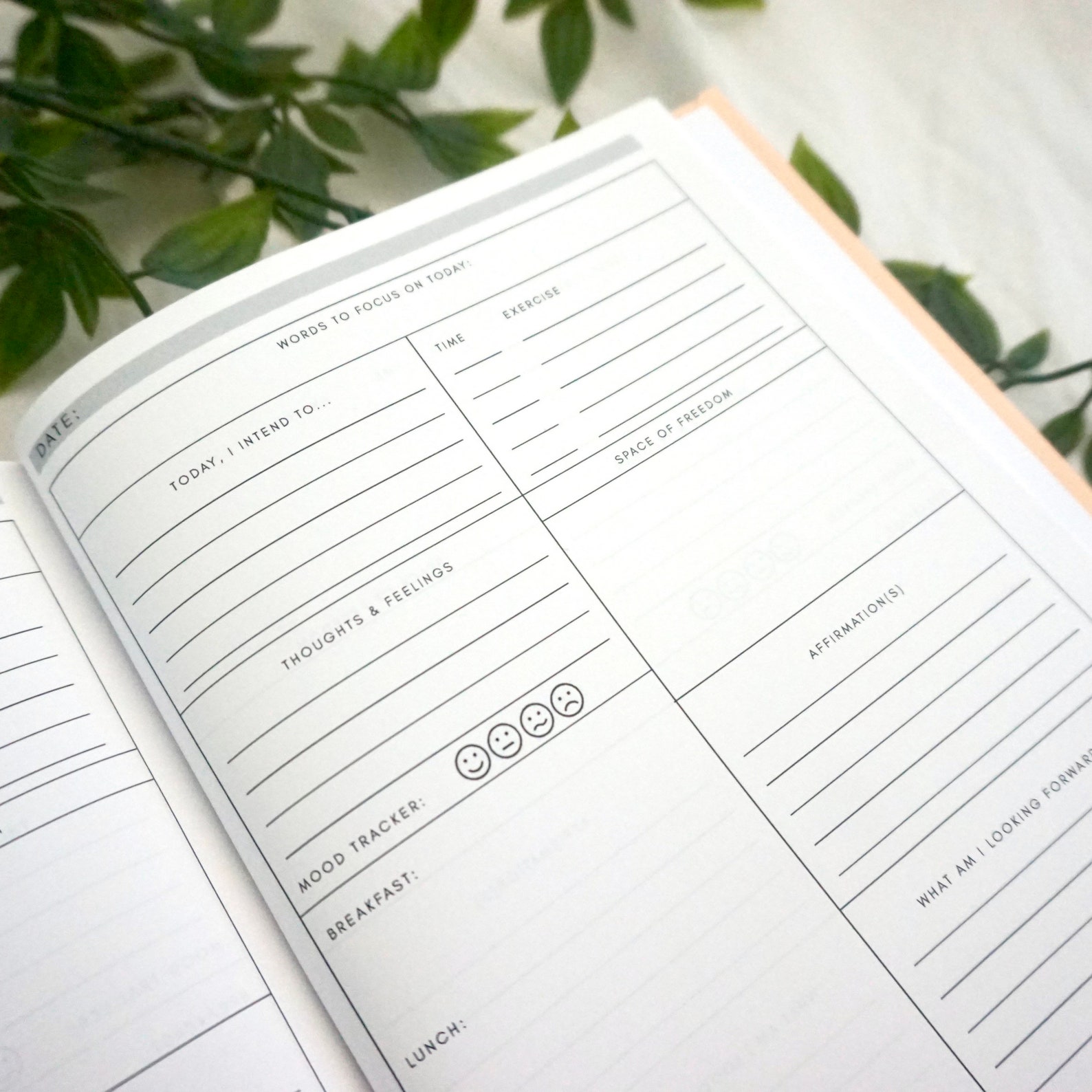 Daily Wellness Journal Wellness Planner Gift for Her - Etsy