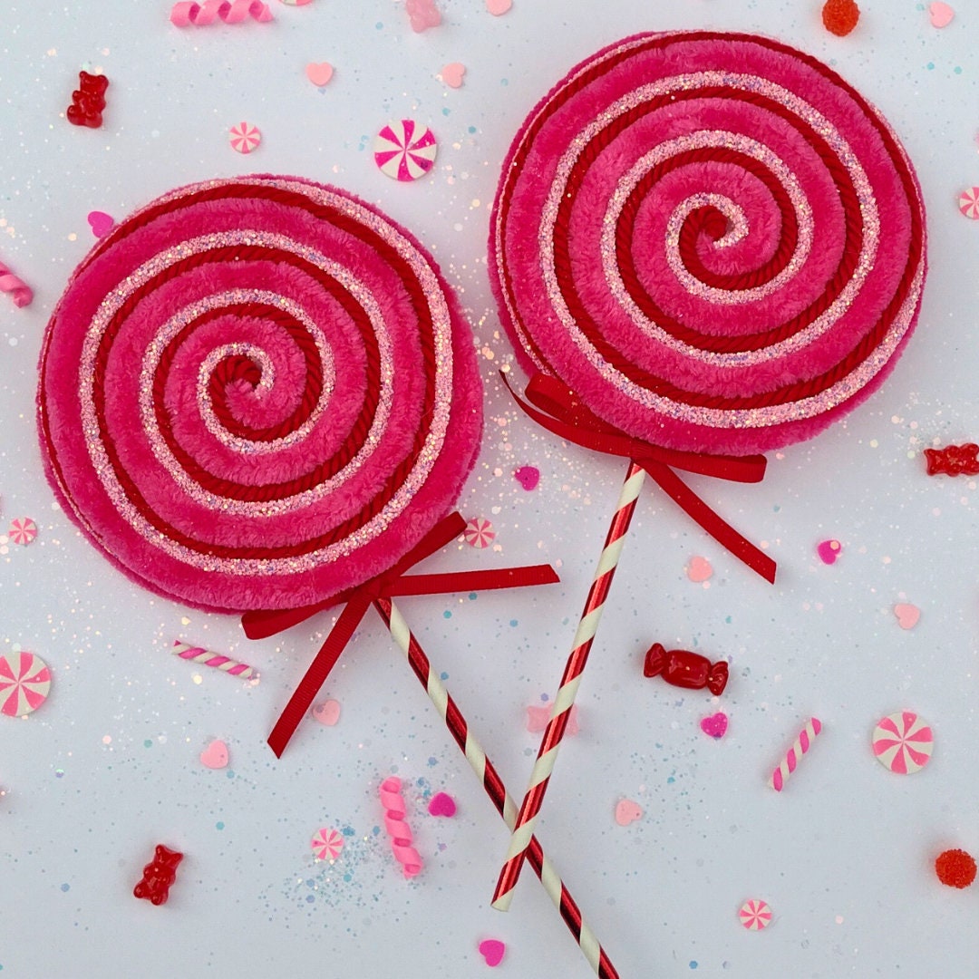 Fake Christmas Candy Fake Candy Photo Prop Pink Christmas Etsy 