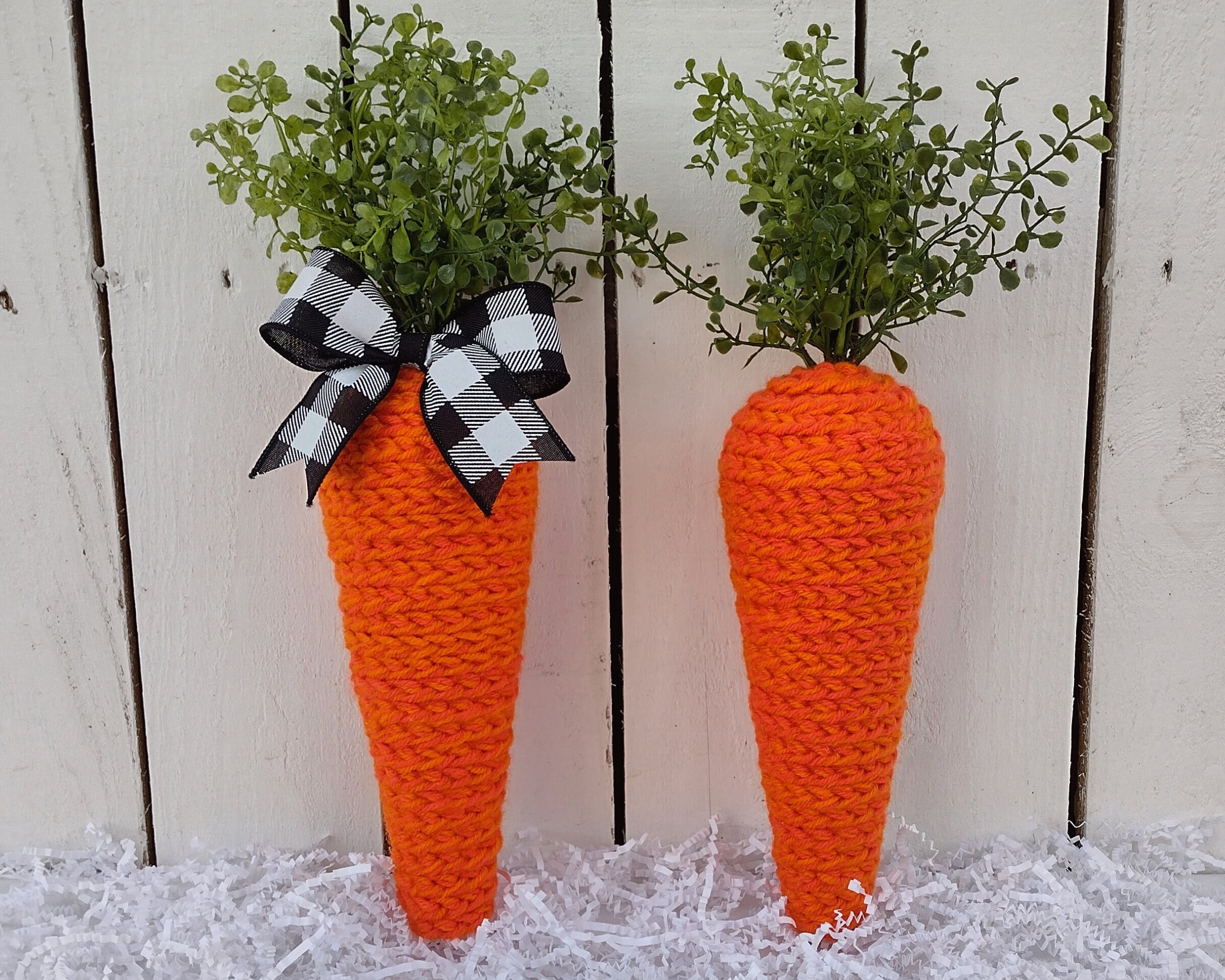 Easter Carrot Decor Carrot Wreath Attachment Easter Tiered - Etsy