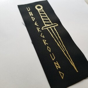 Dagger Patch Underground Rune Patch Occult Patch - Etsy