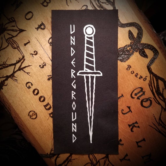 Dagger Patch Underground Rune Patch Occult Patch - Etsy