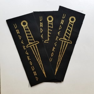 Dagger Patch Underground Rune Patch Occult Patch - Etsy