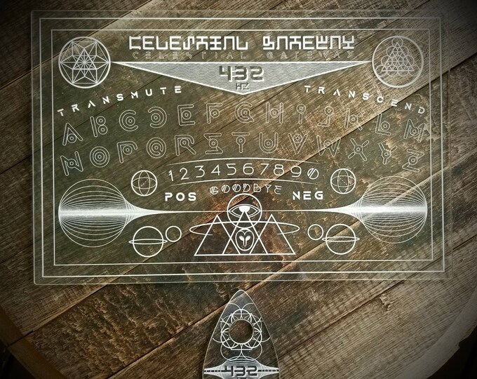 Alien Themed Ouija Board | Celestial Gateway Spirit Board and ...