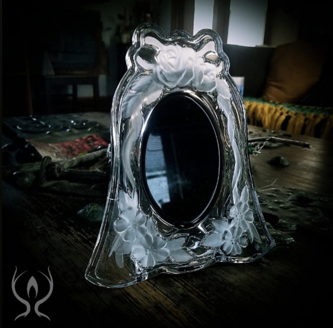 Scrying Mirror Antique Scrying Mirrors Black Mirror - Etsy