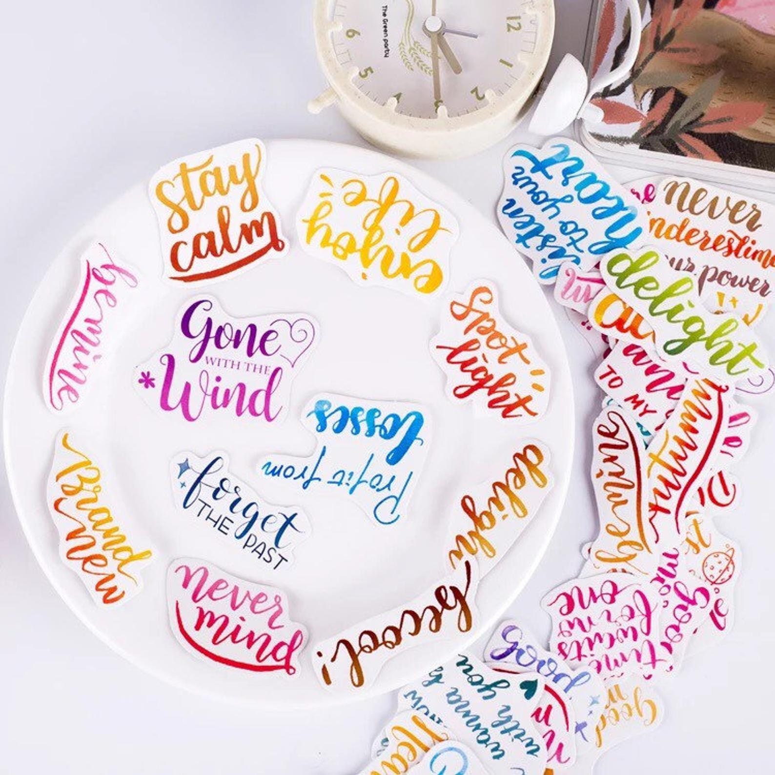 Inspiring Quotes Sticker Pack Stickers Cute Stickers Planner | Etsy