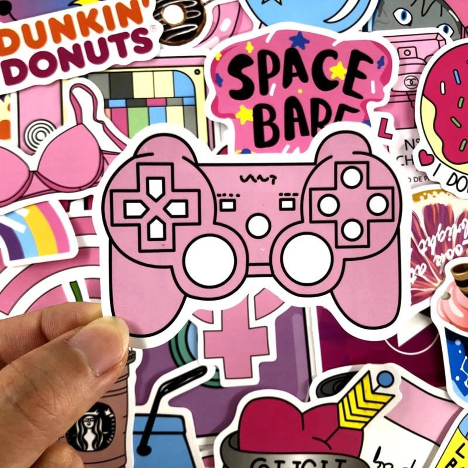 45 Pcs Pink Asthetic Sticker Laptop Stickers Feminist Girl - Etsy