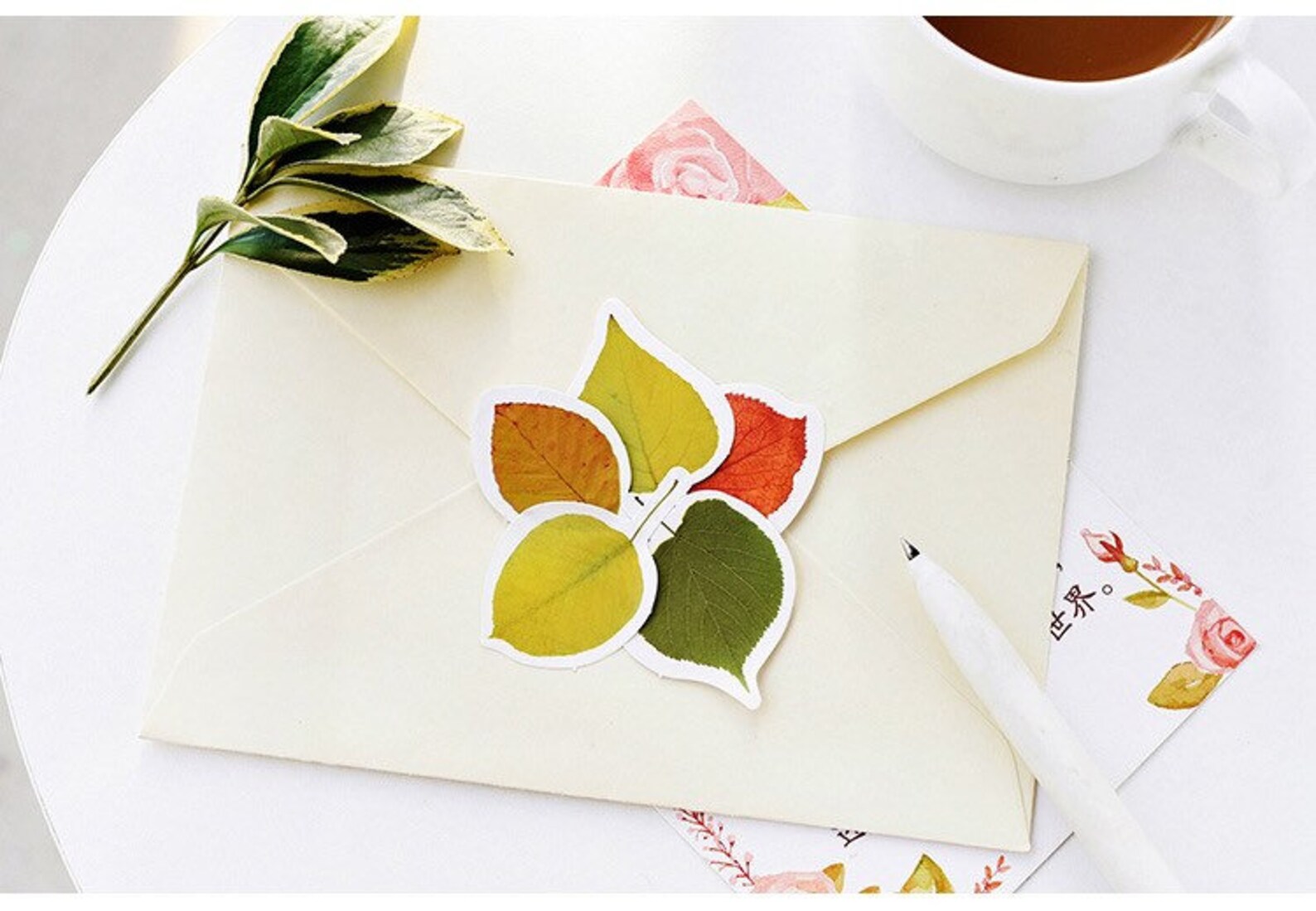 Autumn Leaf Stickers Plant Stickers Pack Cute Fall Leaves | Etsy