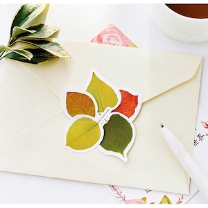 Autumn Leaf Stickers Plant Stickers Pack Cute Fall Leaves Stickers ...