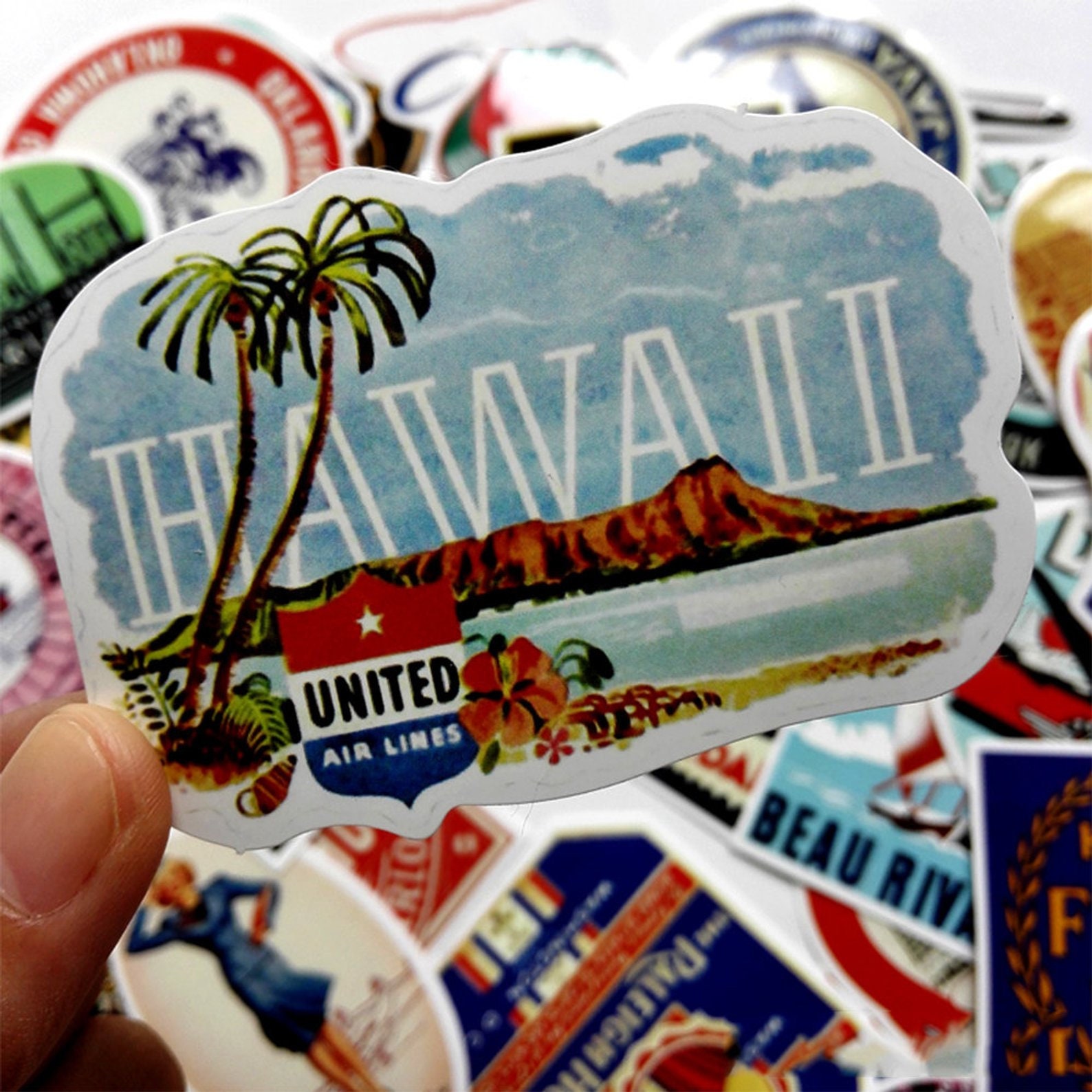 10 Pcs Travel Sticker Pack Laptop Stickers Vintage Sticker - Etsy