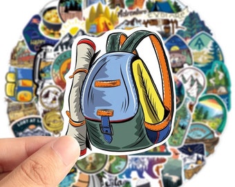 Winter Forest Animals Sticker Reindeer Sticker Flakes Mason Jar Sticker ...