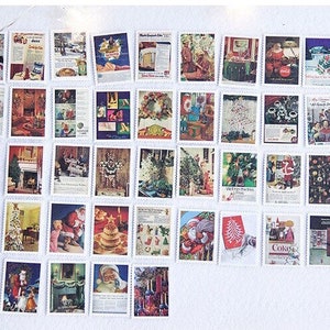 Christmas Stamp Sticker Pack Santa Stickers Cute Stickers Watercolor ...