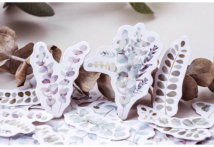 Leaf Stickers Plant Stickers Forest Stickers Leaves Stickers | Etsy