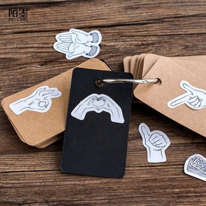 Hands Gestures Sticker Pack Stickers Cute Stickers Planner Sticker ...