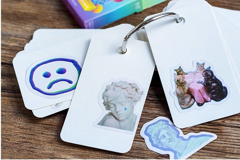 45 Pcs Vaporwave Tumblr Stickers Set, Cute Stickers, Funny Stickers ...