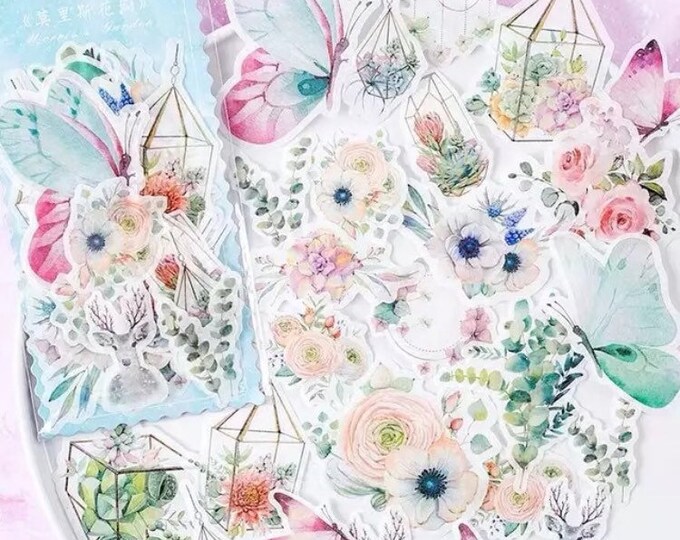 WatercolorStickerArt | Etsy
