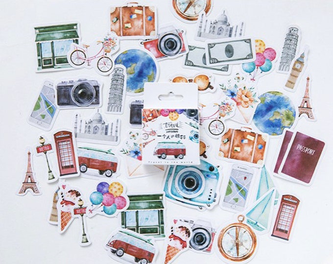 WatercolorStickerArt | Etsy