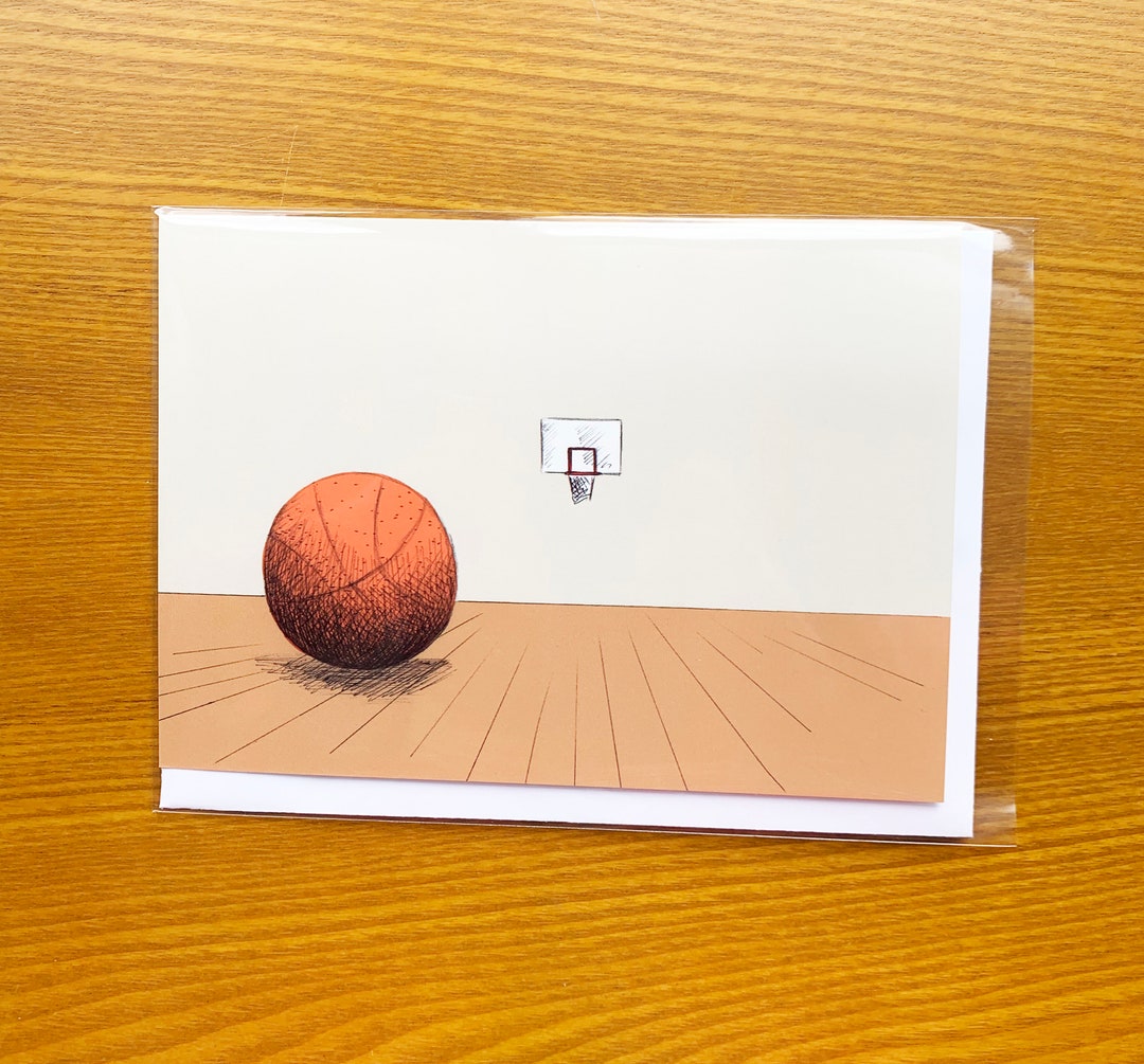 Empty Basketball Court - Greeting Card - Men's Basketball - Women's ...