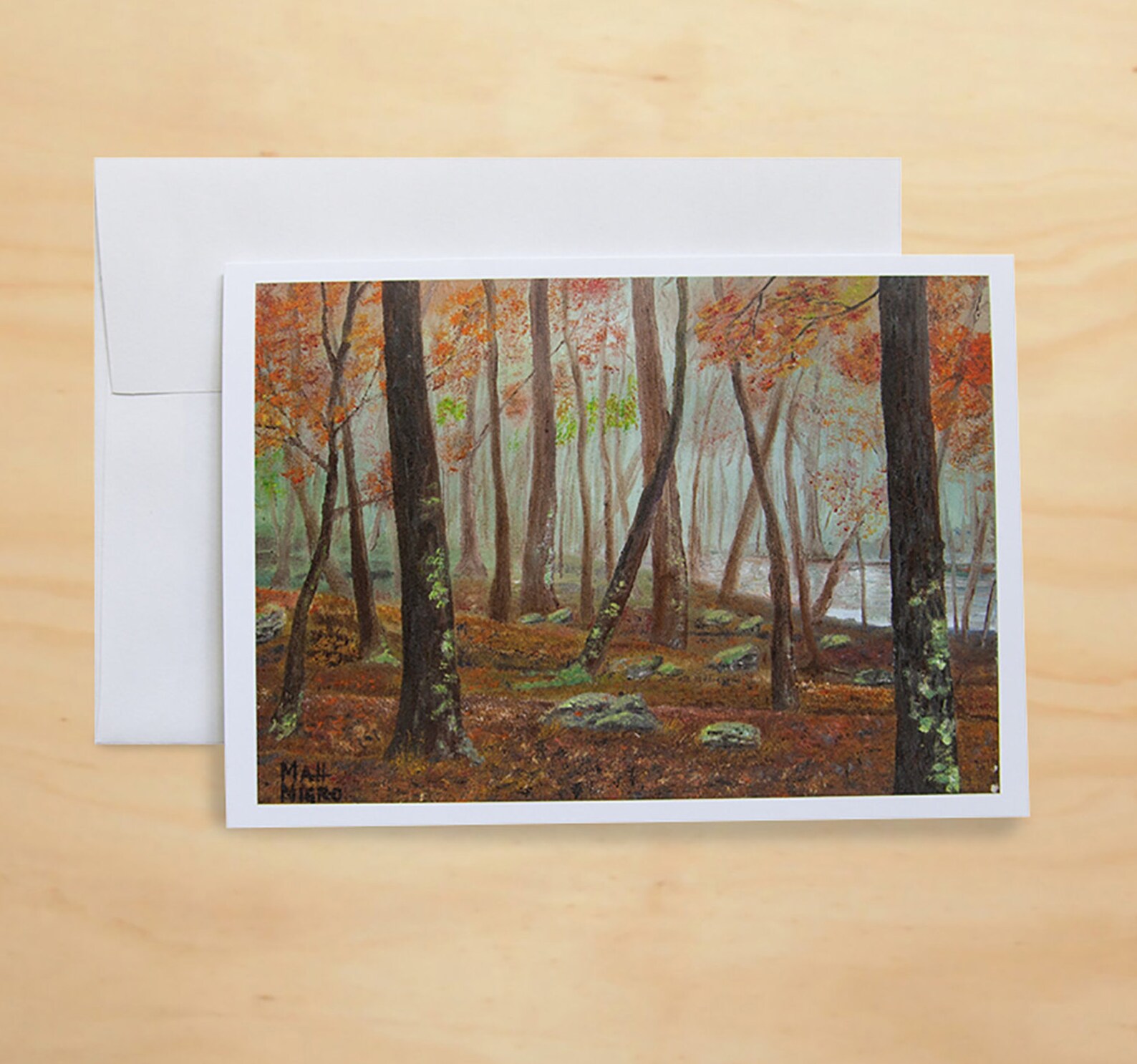 Autumn Forest Greeting Cards - Box Set 12 Cards - All Occasion Greeting ...