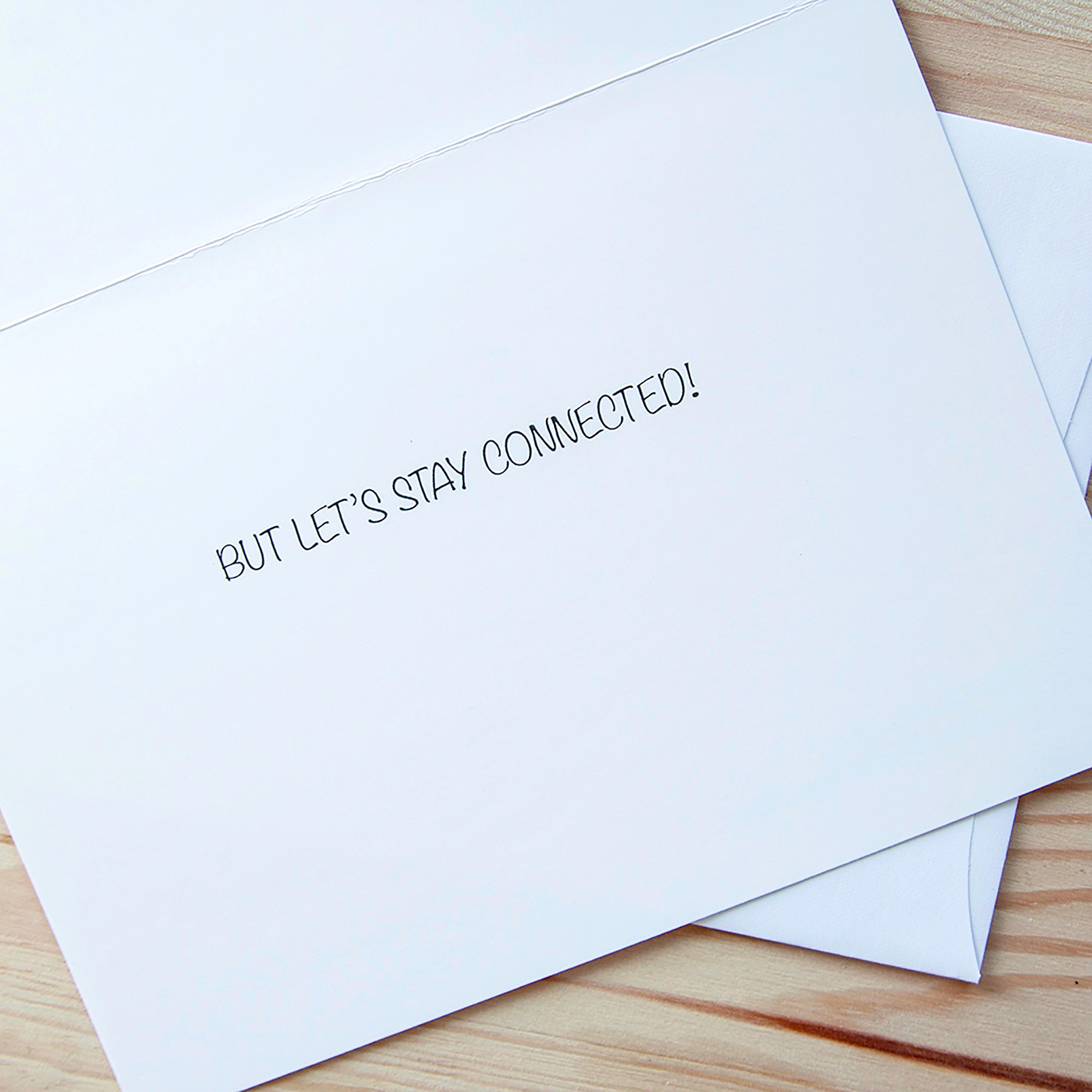 SAFE DISTANCING SOCCER Greeting Card Let's Stay Connected Far Away ...