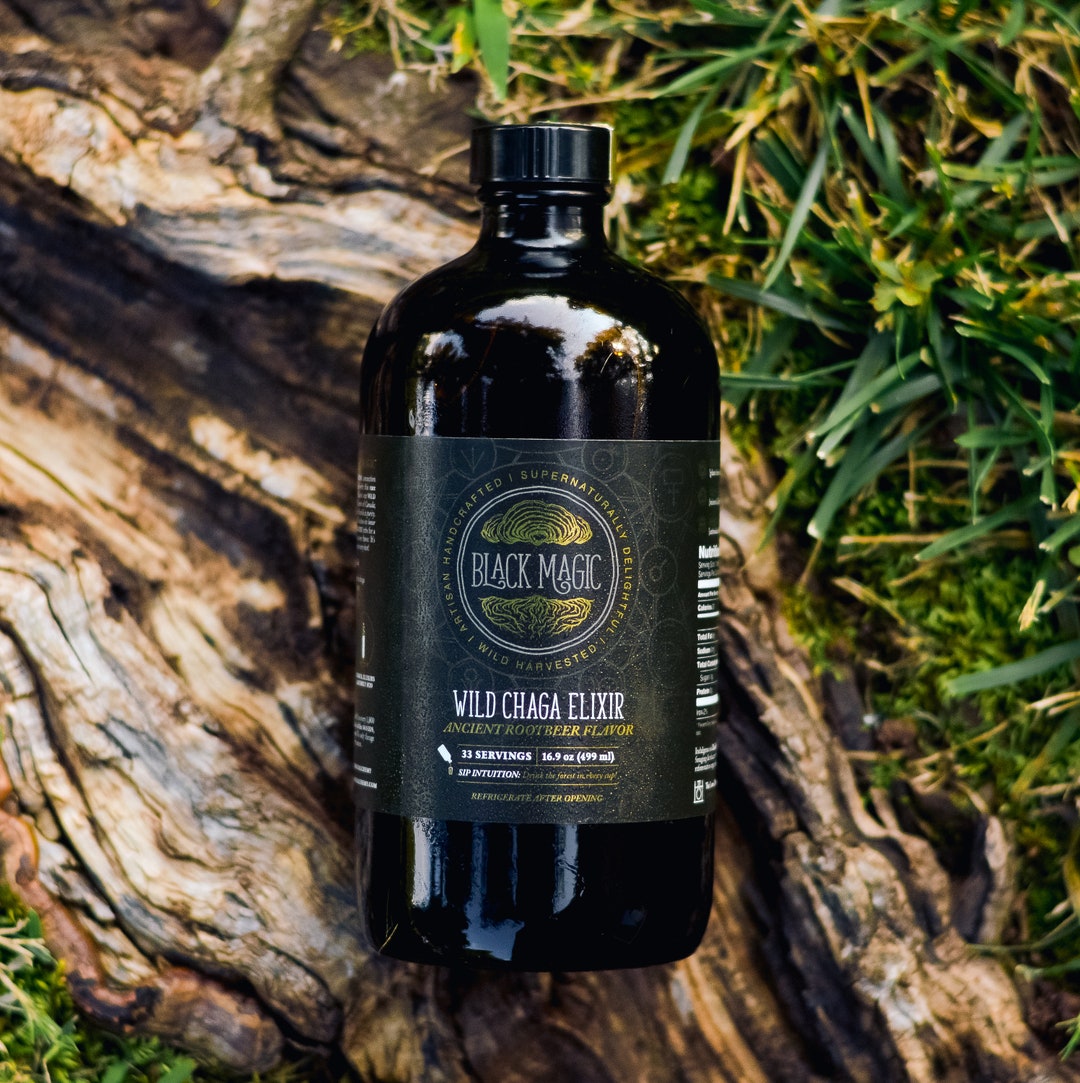 Wildcrafted Chaga Mushroom Rootbeer Elixir || Focus and Energy || 30 ...