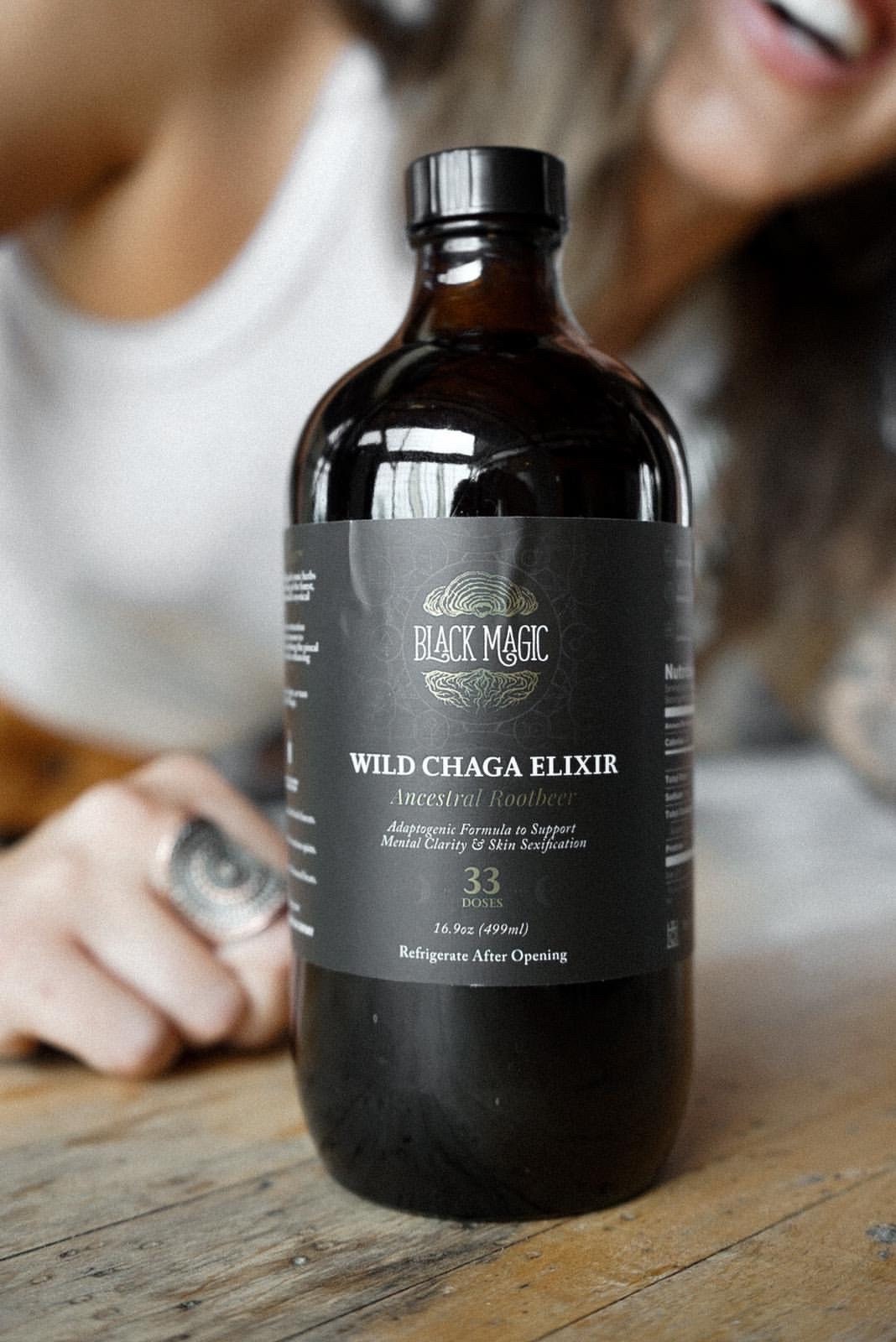 Wildcrafted Chaga Mushroom Rootbeer Elixir || Focus and Energy || 30 ...