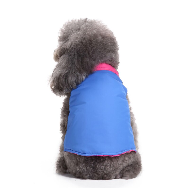 Lightweight Reversible Jacket for Small Dogs Bright Pink and - Etsy