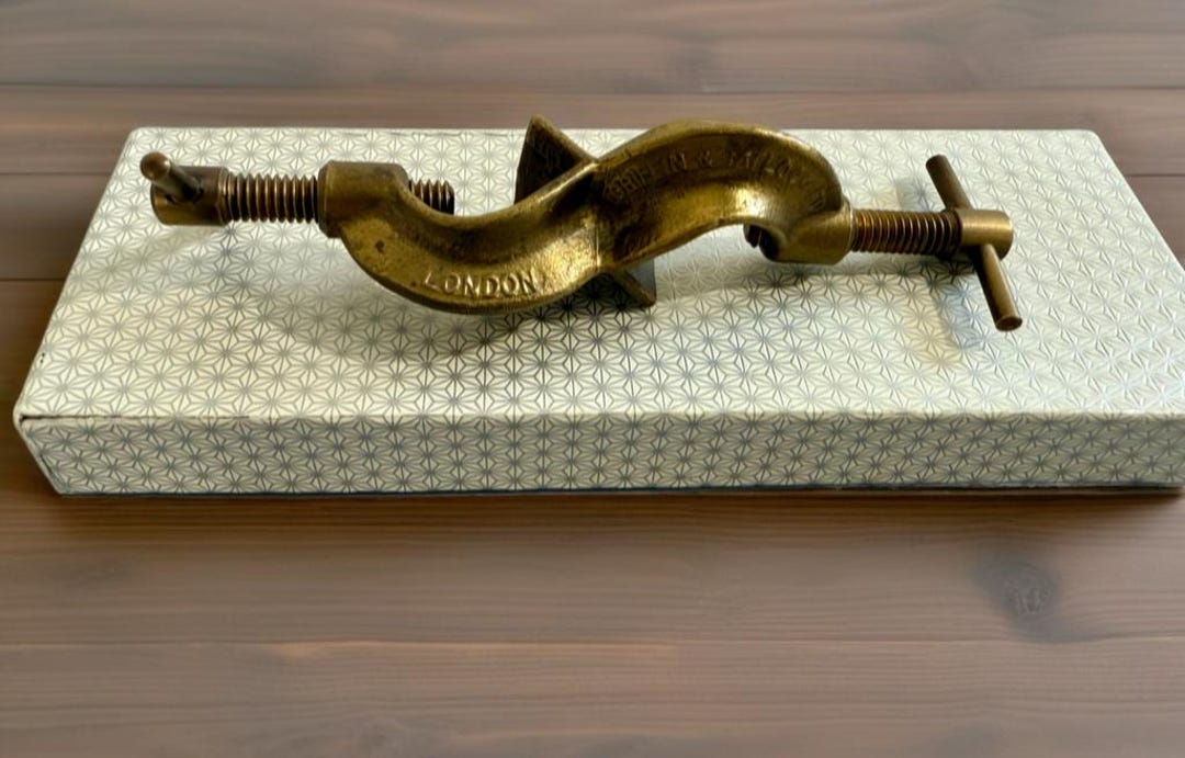 Antique Brass Laboratory Clamp: Griffin & Tatlock London, C.1890 ...