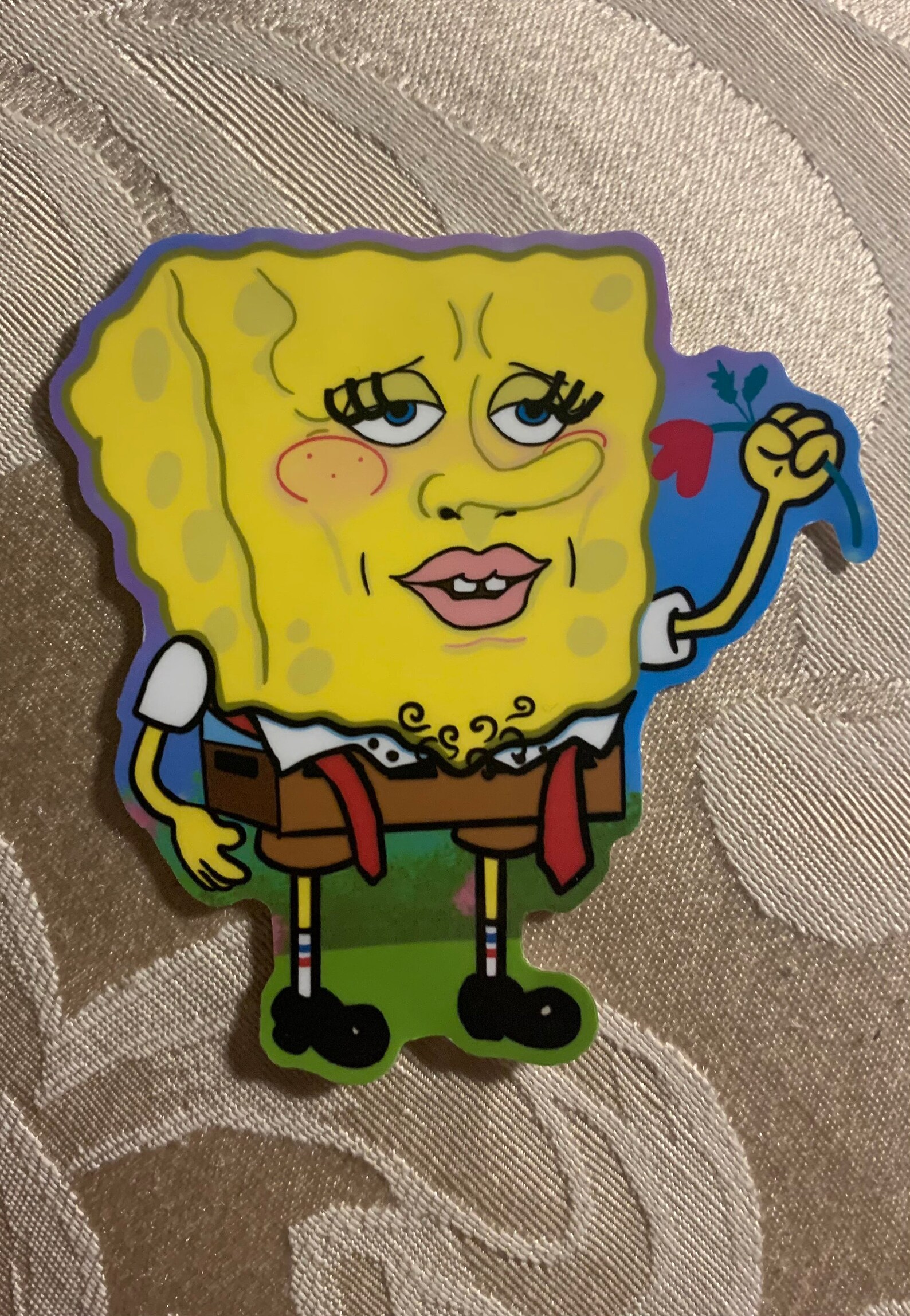 Handsome Spongebob & Sexy Patrick Stickers | Etsy