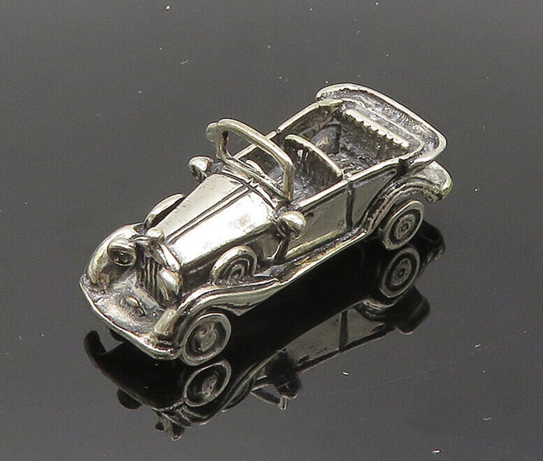 925 Sterling Silver Vintage Shiny Old Fashioned Toy Car - Etsy