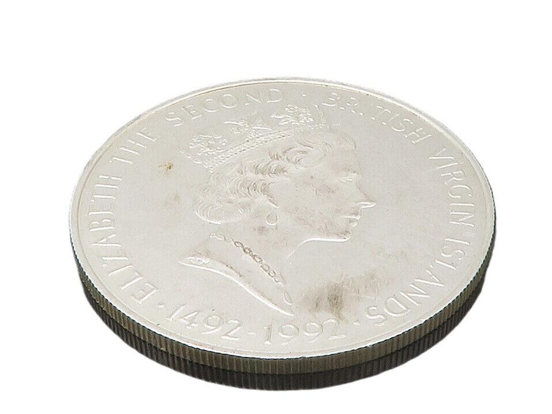 925 Sterling Silver Vintage Shiny British Virgin Islands Coin TR2057 - Etsy