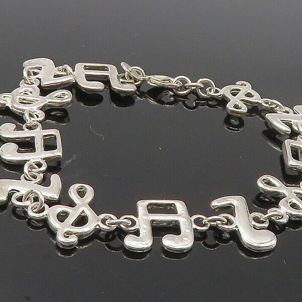 Music Note Bracelet - Etsy