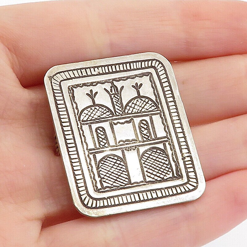 Square Brooch - Etsy