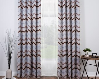 Chevron Curtains - Etsy