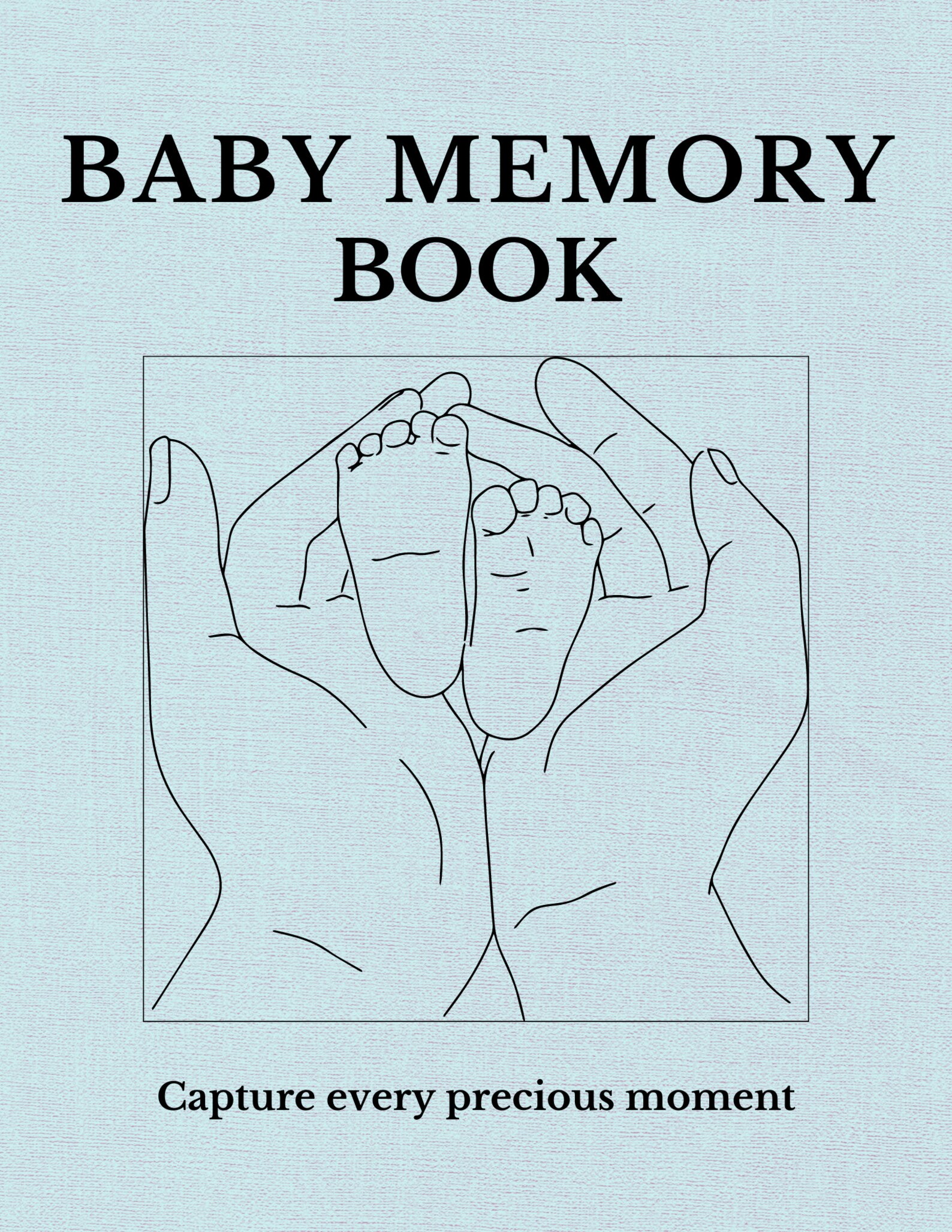 Baby Book, Printable Baby Book Pages, Baby Memory Book, Baby Book First ...