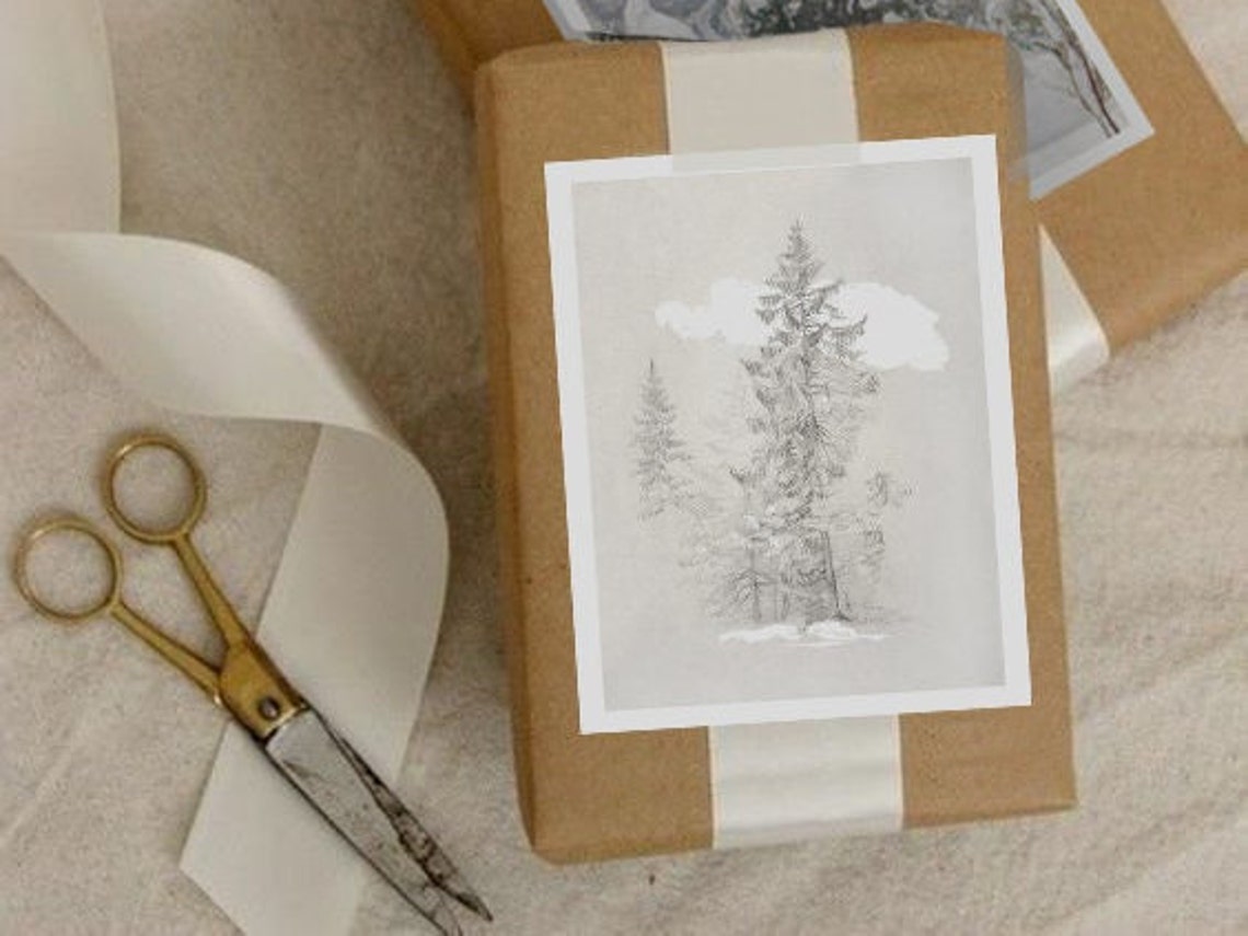 Set of 4 Christmas Present Topper Print Print at Home Download Only ...