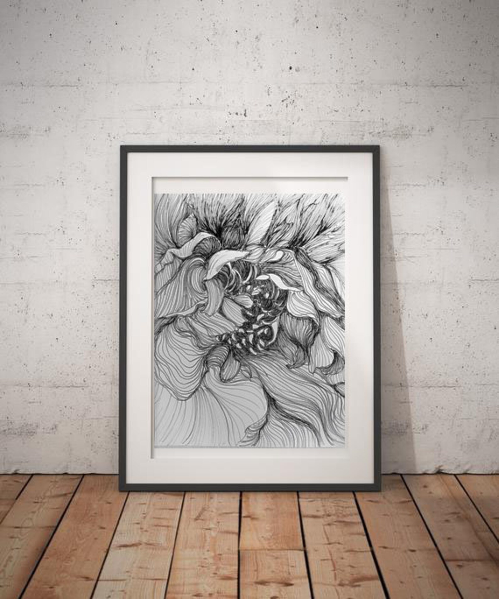 Floral Print Set of Two / 8 X 10 / Botanical Printable Wall | Etsy