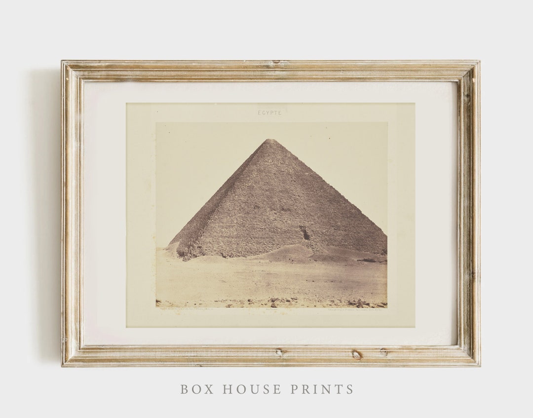 Egyptian Pyramid Print | Download Only VINTAGE Art Print | Antique ...
