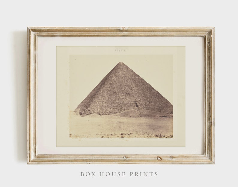 Egyptian Pyramid Print Download Only VINTAGE Art Print - Etsy