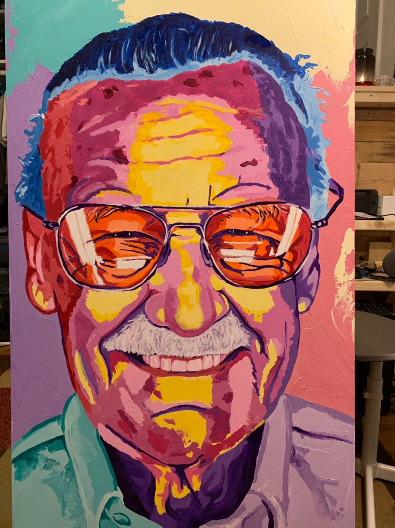 Stan Lee Original Painting - Etsy