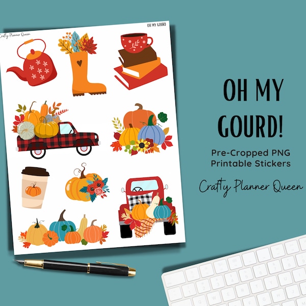 Fall Planner Stickers - Etsy