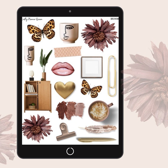 Printable Stickers Photo Art Printable Planner Stickers | Etsy