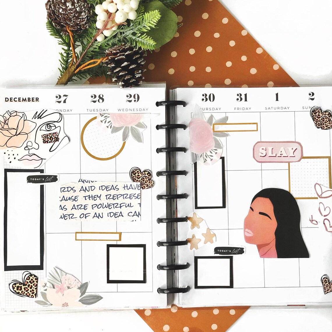 Digital Planner Kit PDF Printable Stickers Journaling Kit - Etsy