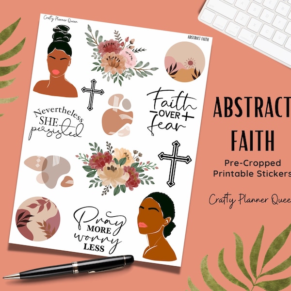 African American Faith Stickers - Etsy